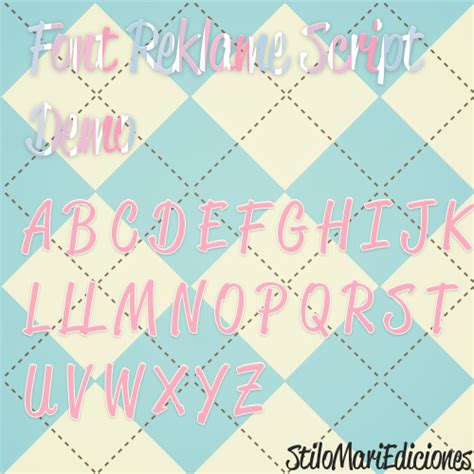 Font Reklame Script Demo By Stilomari On Deviantart Font Reklame Script Demo By Stilomari On Deviantart
