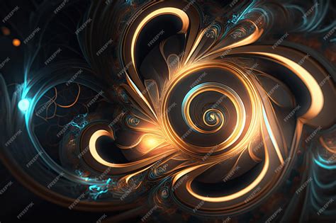 Premium Ai Image Cosmic Trance And Hypnosis Concept Of Glowing
