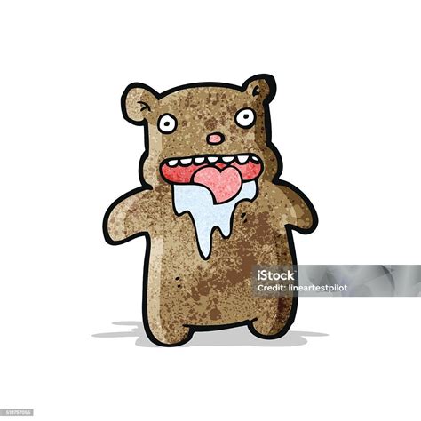 Cartoon Hungry Little Bear Stock Illustration Download Image Now
