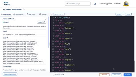 VIGNESH R on LinkedIn: #nxtwave #ccbp #python #programming #backend #codinglife #codingjourney