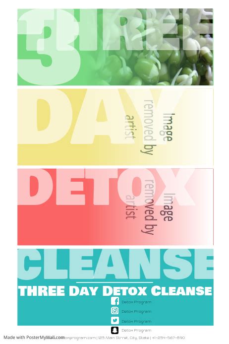 Detox Program Template Postermywall