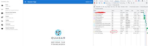 service worker js stuck pending state · quasarframework quasar