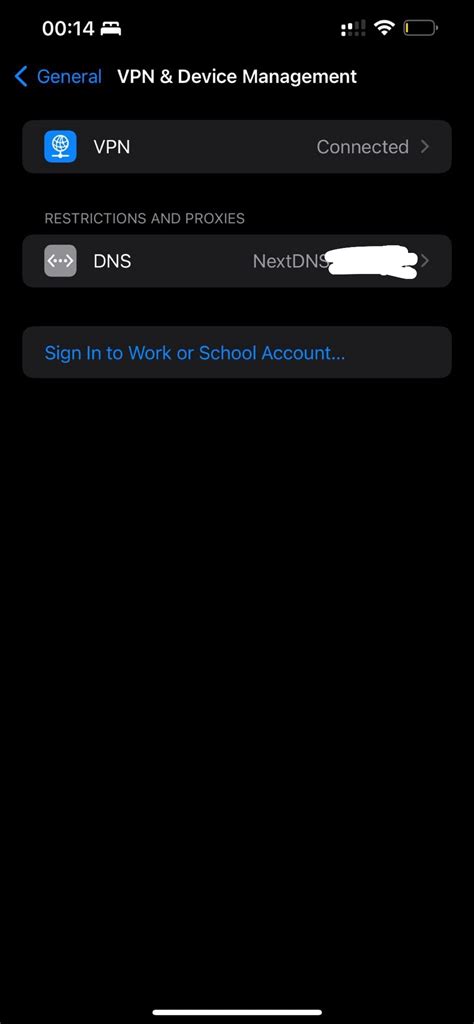 NextDNS DNS Settings In IOS Not Removable Configuration Profile Missing Bug Reports