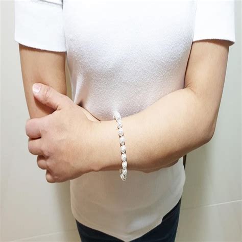 염주 불교 묵주 남자여자 선물 실버체인 은팔찌 헬로마켓