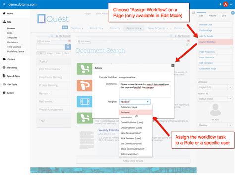 Workflow Tasks On Pages DotCMS Dev Site Workflow Tasks On Pages DotCMS Dev Site