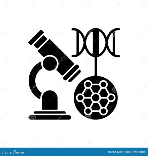 Dna Microarray Black Glyph Icon Stock Illustration Illustration Of Genetic Genome 207583824