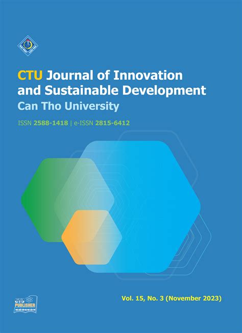 Login Ctu Journal Of Innovation And Sustainable Development