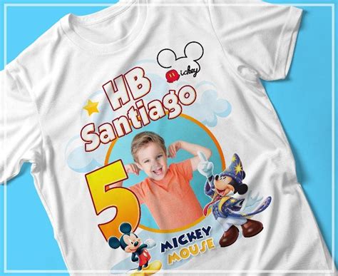 14 Plantillas Playeras Cumpleaños Mickey Y Sus Amigos Chamuco Creativo