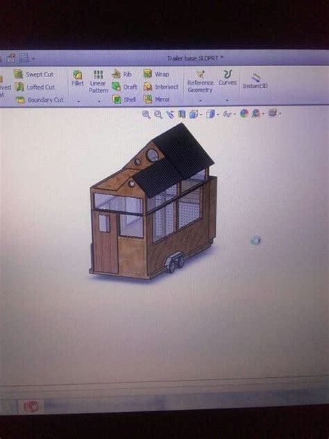 Solidworks Cad 22ft Twin Axle Chassis Metal Structure