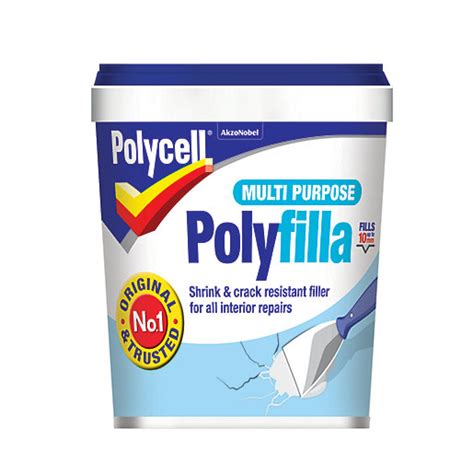 Polycell Polyfilla Multi Purpose Ready Mixed Filler 1kg Uk