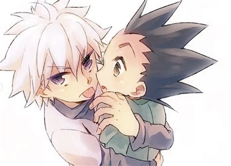 Gon X Killua Drawing Gon And Killua Together Chibi Gon And Killua Killua Zoldyck