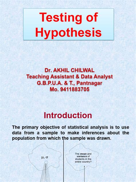 Testing Of Hypothesis Pdf Statistical Hypothesis Testing Type I