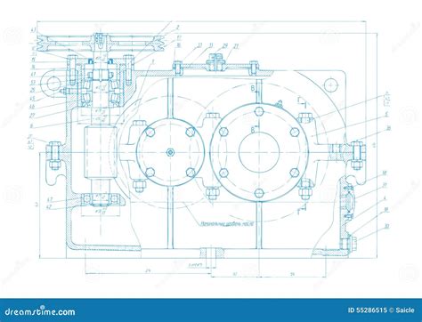 Abstract Engineering Drawing Vector Background Stock Vector Illustration Of Color Geometric