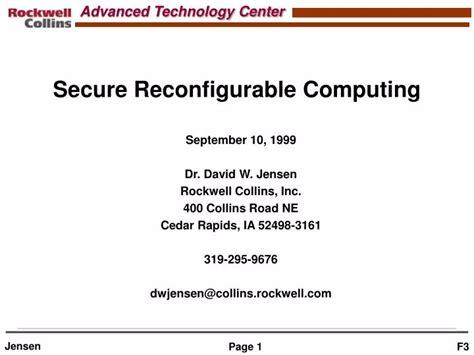 Ppt Secure Reconfigurable Computing Powerpoint Presentation Free