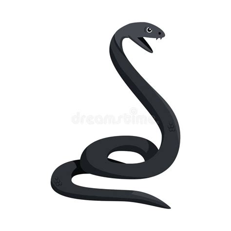 Vector Design Of Serpent And Python Logo Web Element Of Serpent And