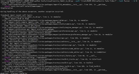 when i ran python tools visualize vis label in 3d py this problem