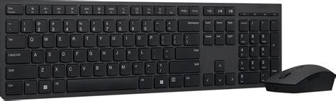 Lenovo Professional Wireless Rechargeable Combo Keyboard and Mouse näppäimistö ja hiiri