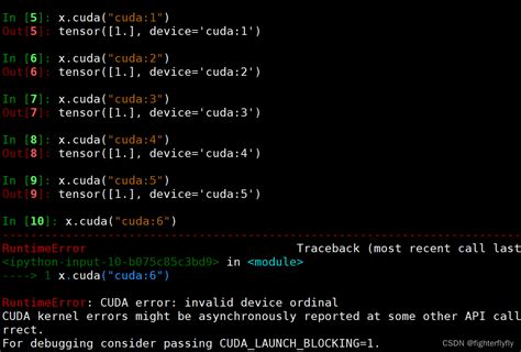 cuda kernel errors might be asynchronously reported at some other api