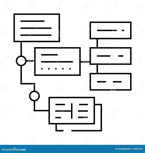 Uml Diagrams Analyst Icon Color Illustration 339155404