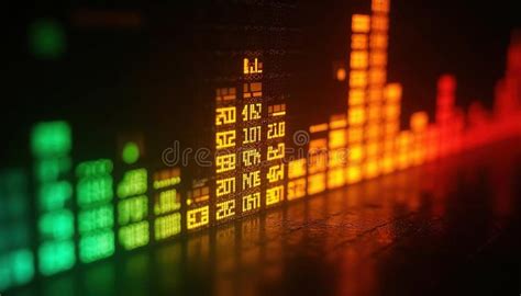 Digital Audio Spectrum Analyzer With Illuminated Frequency Levels In