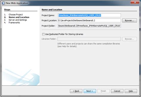 Javapassion Primefaces5jpa Hibernate 5 Crud Using Netbeans802 And Mysql Database Server