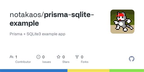 GitHub Notakaos Prisma Sqlite Example Prisma SQLite Example App