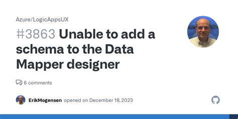 Unable To Add A Schema To The Data Mapper Designer · Issue 3863