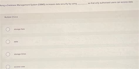 Solved Jsing A Database Management System Dbms ﻿increases