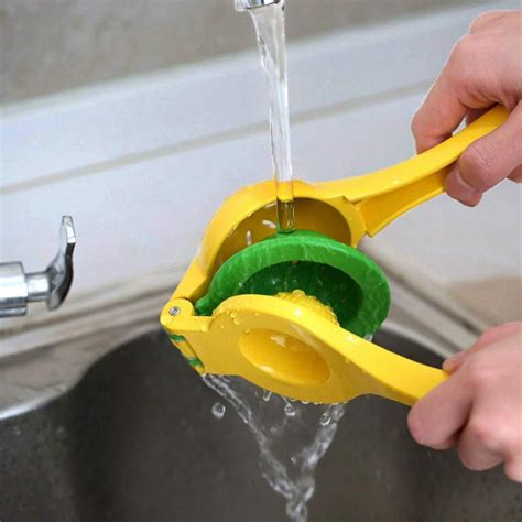 Badu Bg Метална изстисквачка за лимон и лайм Ръчен инструмент за пресни плодове Сокоизстисквачка