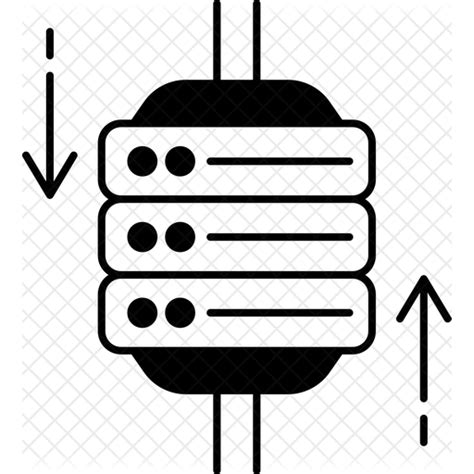 Data Compression Icon Download In Glyph Style
