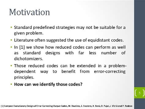 Introducing The Separability Matrix For Ecoc Coding Miguel