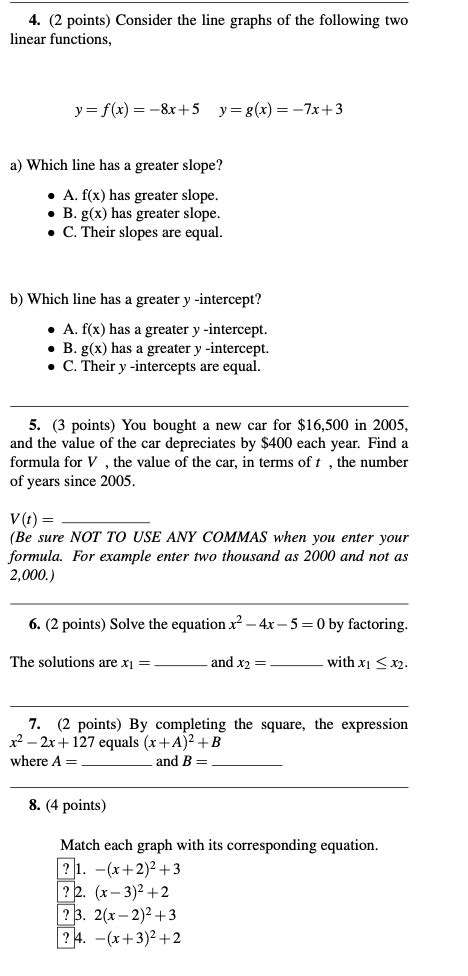 solved 1 3 points the expression 3b−1 22a−4 −1 equals