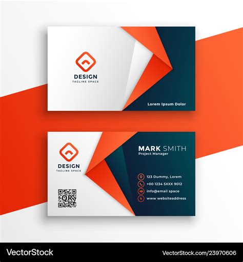 Professional Business Card Layout` Card Template