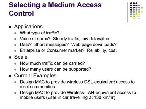 Chapter 6 Medium Access Control Protocols And Local