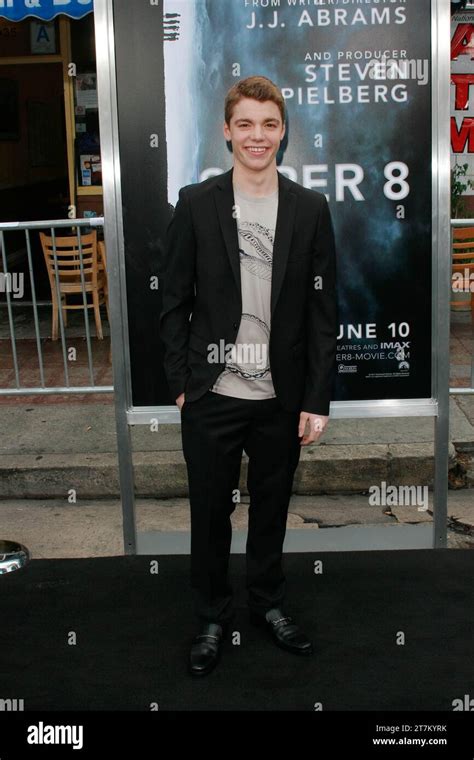 Gabriel Basso At The Premiere Of Paramount Pictures Super 8