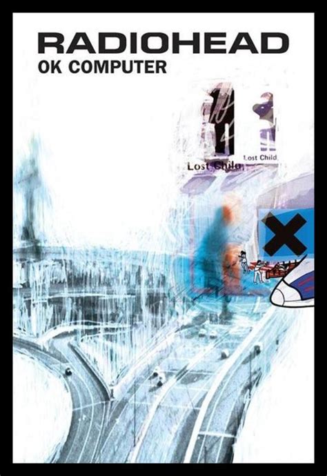 Radiohead Ok Computer Album Cover Poster Etsy