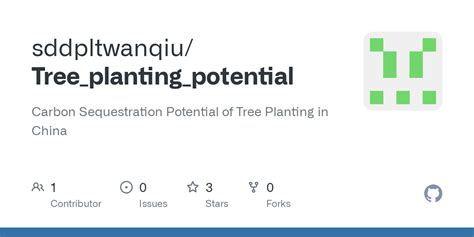 GitHub Sddpltwanqiu Tree Planting Potential Carbon Sequestration Potential Of Tree Planting