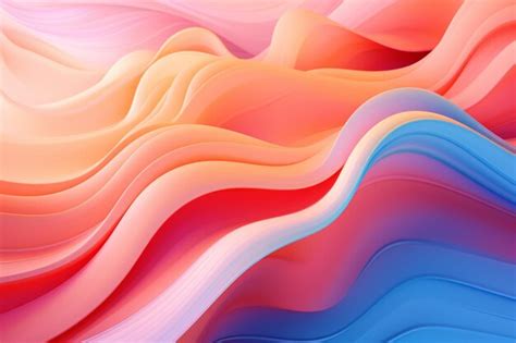 Abstract Gradient Flow Premium Ai Generated Image