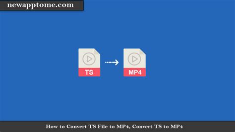 How to Convert From TS to MP4, Convert TS to MP4 - newapptome.com