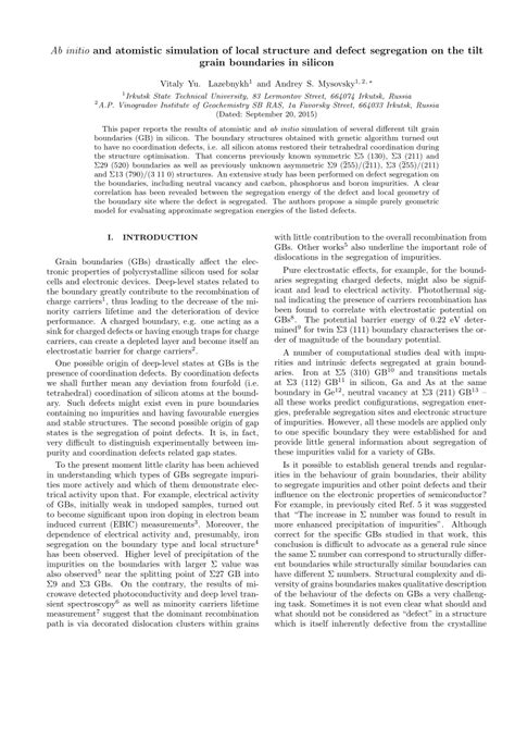pdf ab initio and atomistic simulation of local structure and defect