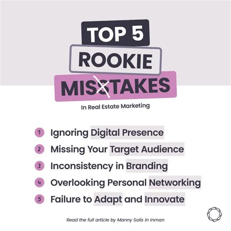 side on linkedin avoid these top 5 rookie mistakes in real estate
