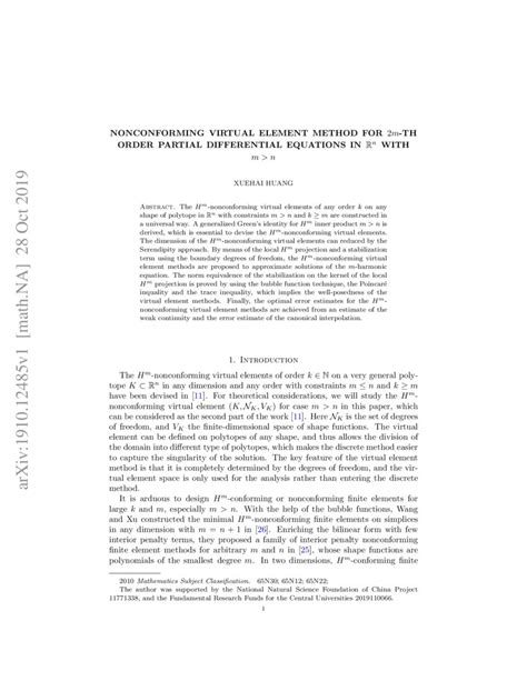 Nonconforming Virtual Element Method For 2m Th Order Partial Differential Equations In Rn With
