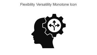 Adaptability Monotone Icon Slide Team