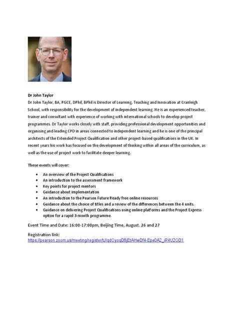 Quick Guide To The Edexcel Pearson Epq Overview Zherss