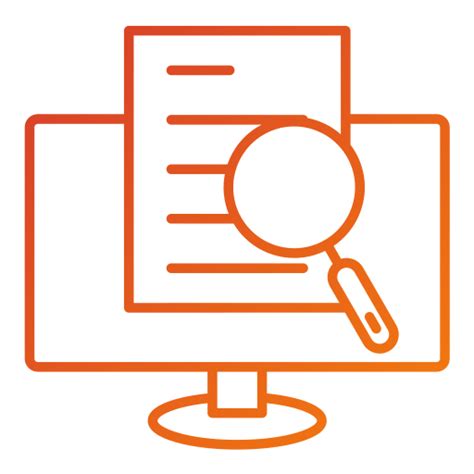 Audit Generic Gradient Outline Icon
