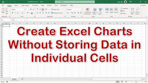 Creating Excel Charts Using Array Constants Youtube