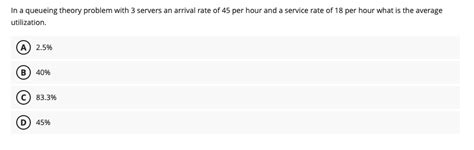 solved in a queueing theory problem with 3 ﻿servers an