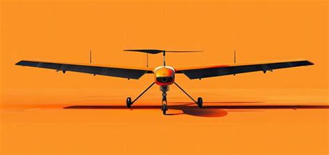 Premium Photo Solarpowered Drones For Environmental Monitoring Solid Color Background