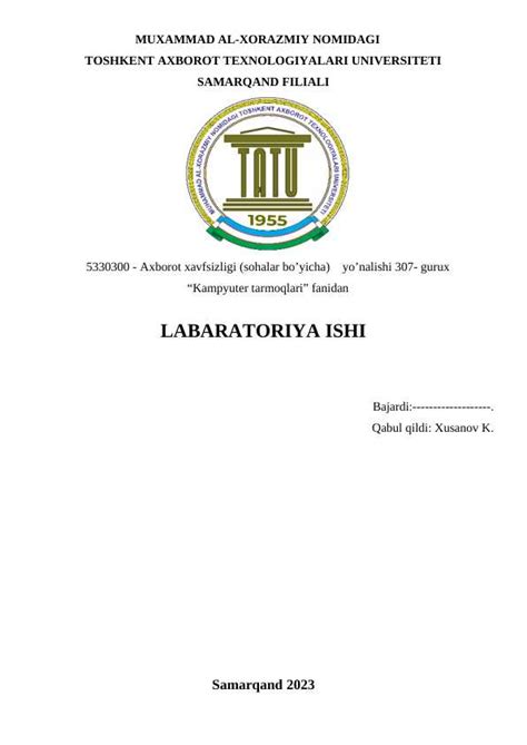 Cisco Packet Tracer Dasturida Telnet Ssh Protokoli Bilan Ishlash