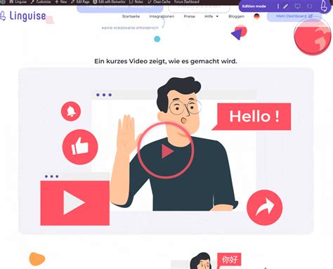 Edit Translations Using The Front End Live Editor Tool